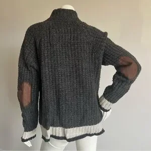 Roots | Sweaters | Roots Cabin Cozy Gray Buttonup Cardigan With Elbow ...